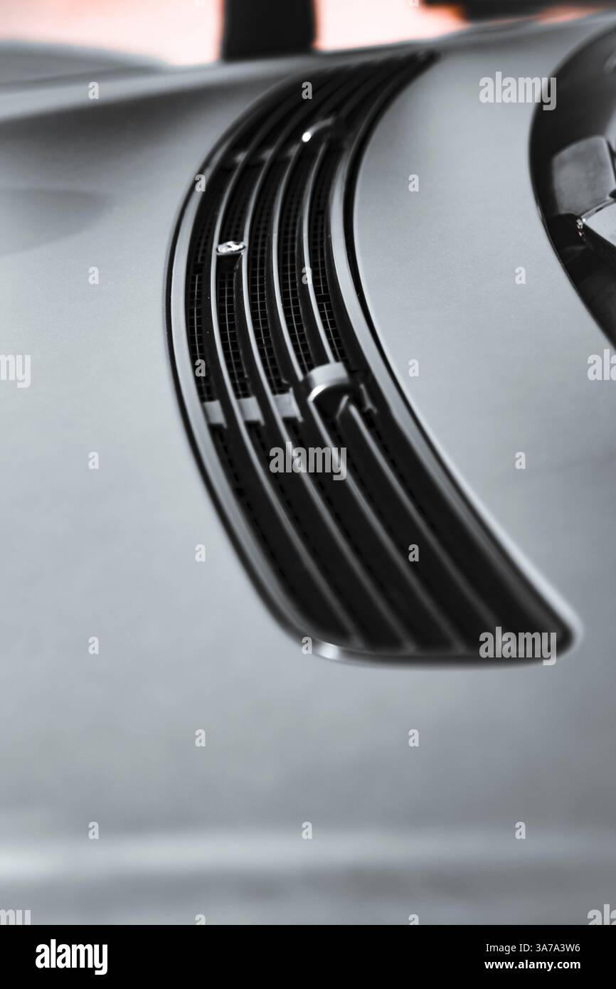 Close-up Of The Vent Of luxury Car For Air Circulation Which is for ...