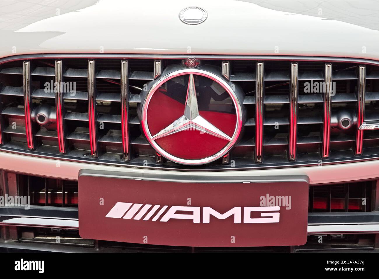 A Mercedes-Benz AMG brand promotion event at Xintiandi Square in ...