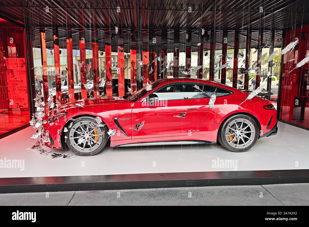 A Mercedes-Benz AMG brand promotion event at Xintiandi Square in ...