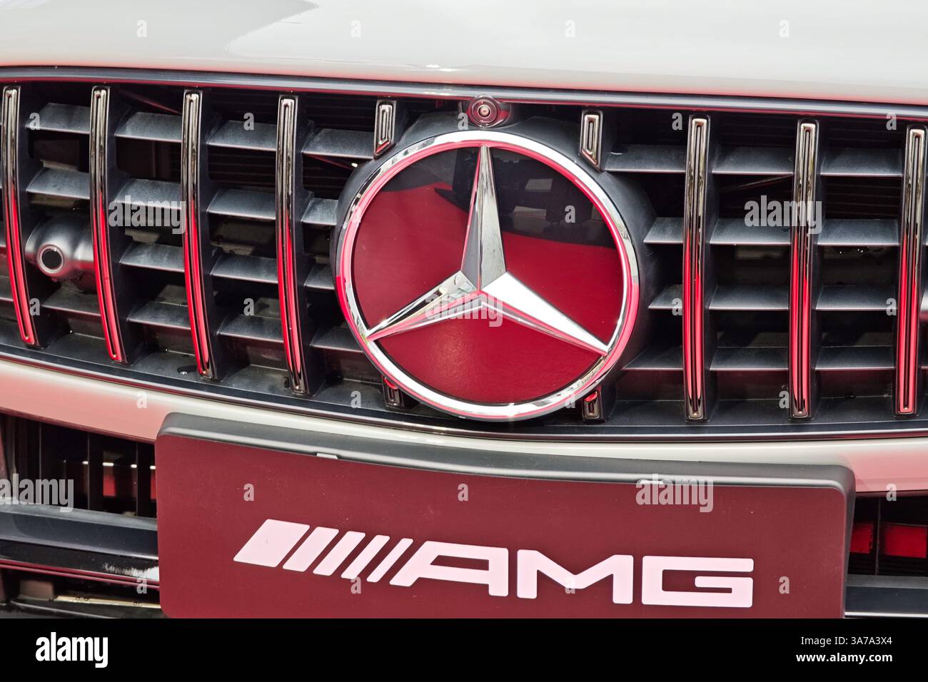 A Mercedes-Benz AMG brand promotion event at Xintiandi Square in ...