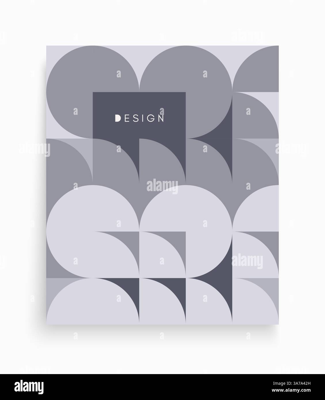 Cover design template for advertising. Abstract colorful geometric ...