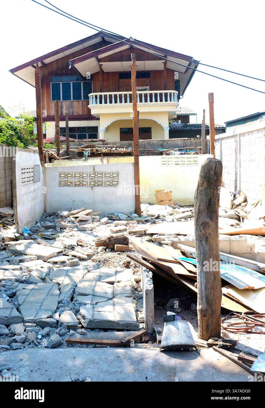 Mar 10, 2013 - Mae Sot Tak, Thailand - A demolished house of a Burmese ...