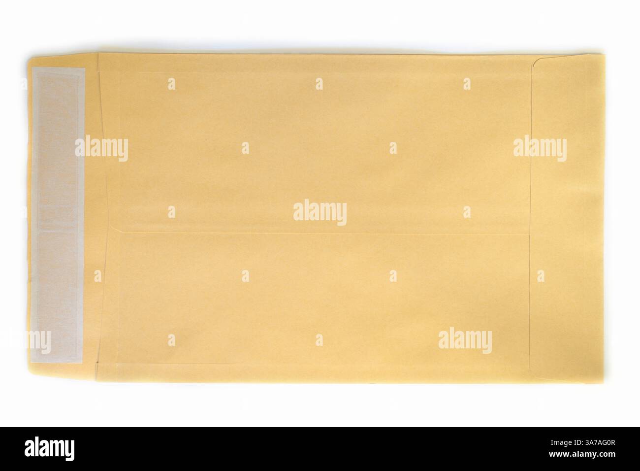 Brown craft envelope isolated on white background Stock Photo - Alamy