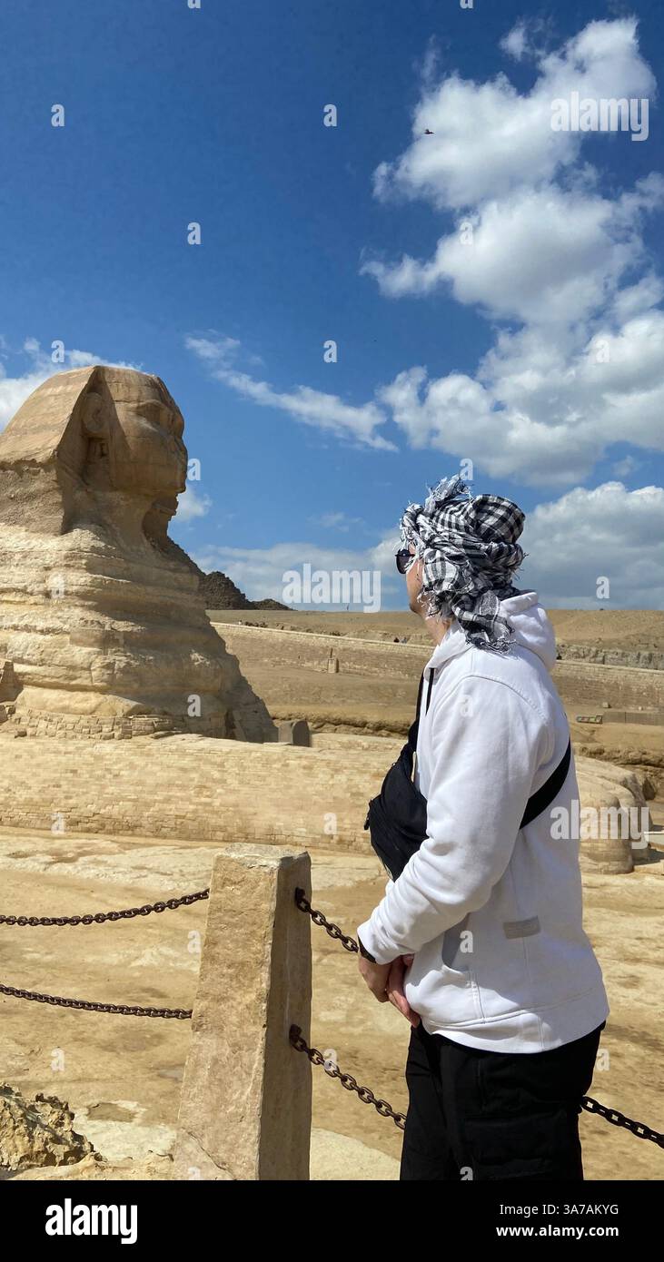 Exploring the Pyramids of Egypt – Ancient Wonders of the World Stock ...