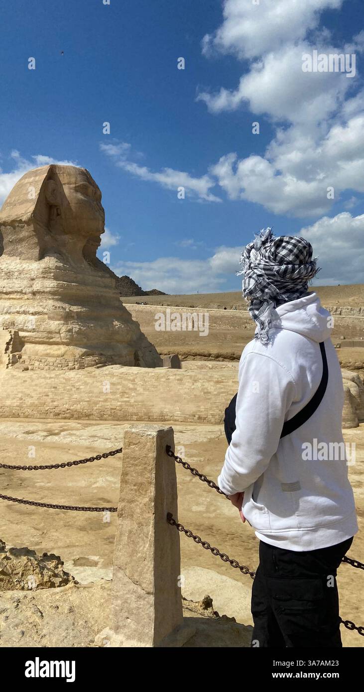 Exploring the Pyramids of Egypt – Ancient Wonders of the World Stock ...