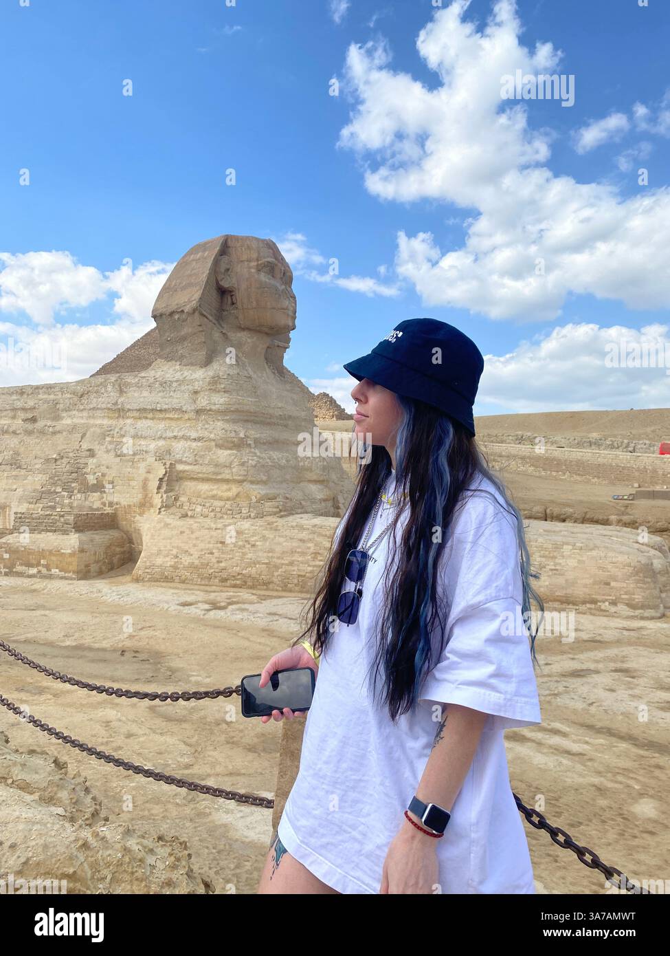 Exploring the Pyramids of Egypt – Ancient Wonders of the World Stock ...