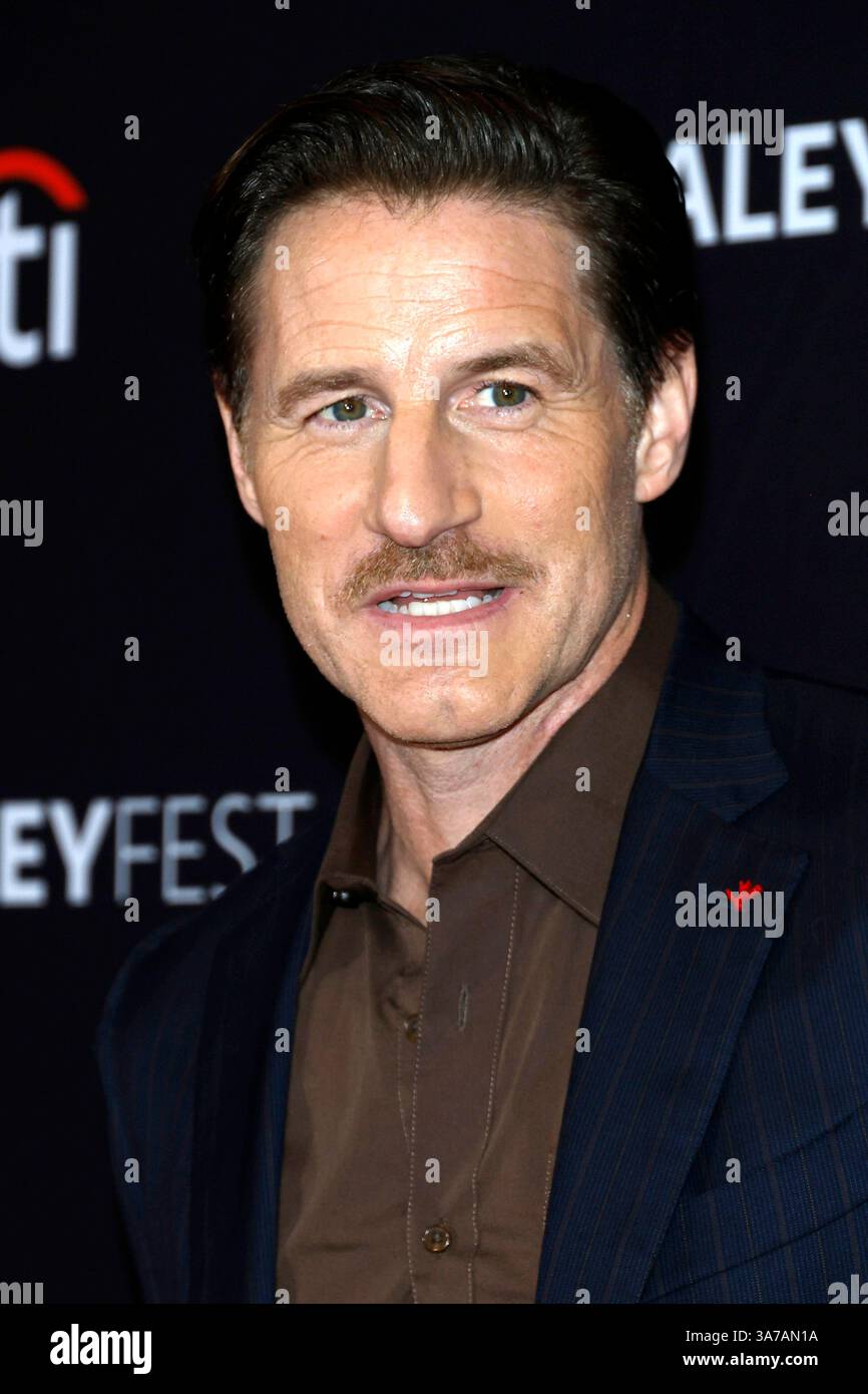 Los Angeles, USA. 26, March, 2025. Pictured left to right, Sam Jaeger ...