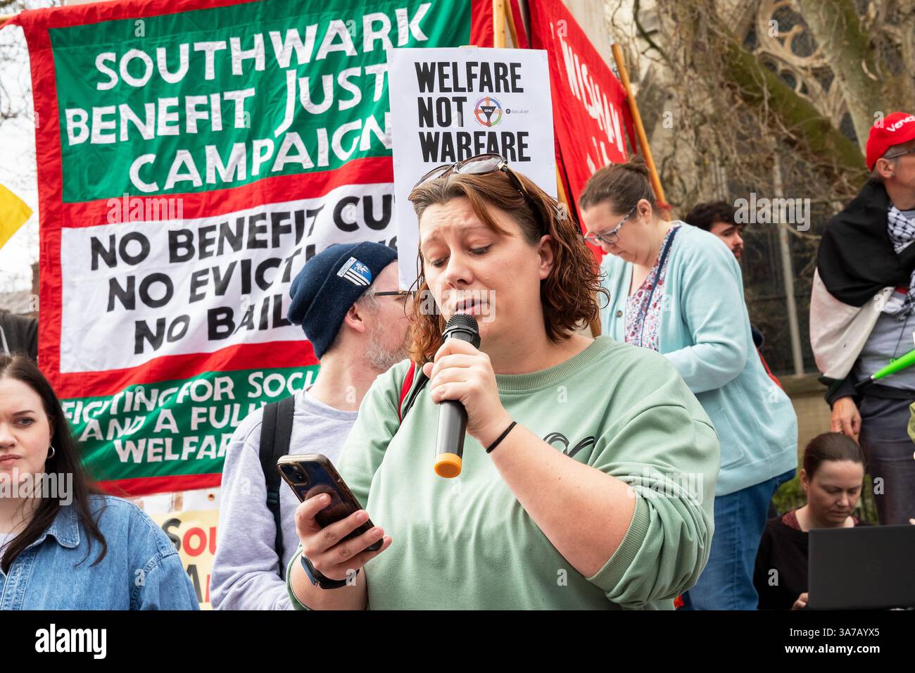London 26th March 2025. Disabled People Against Cuts (DPAC) and allies ...