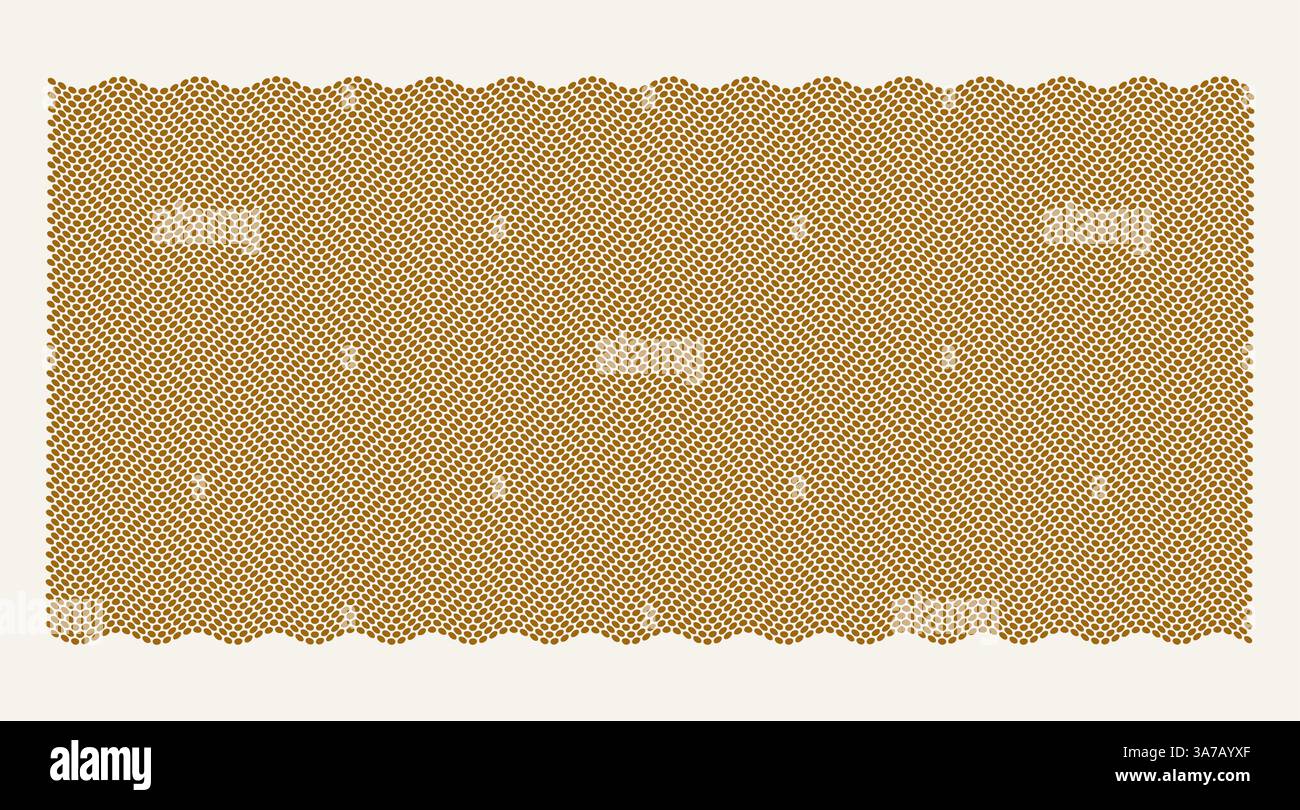 Wavy surface with optical illusion. Abstract polka dots pattern. Vector ...