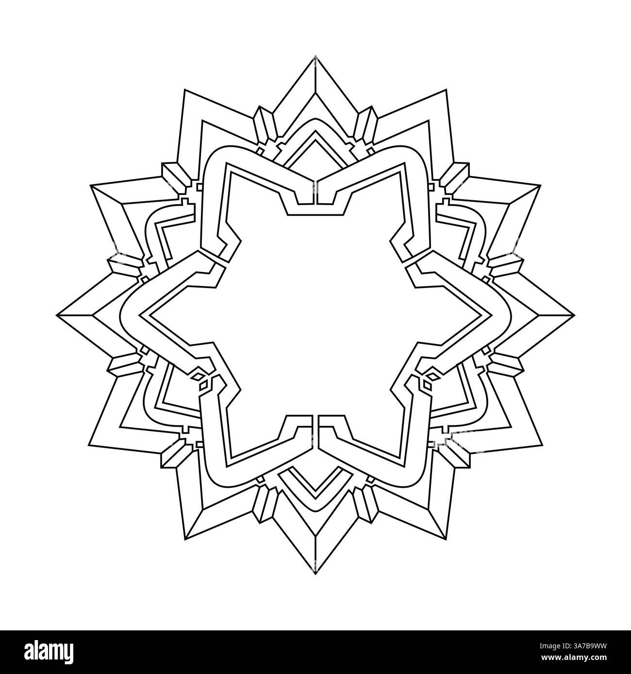 Star fortification Stock Vector Images - Alamy
