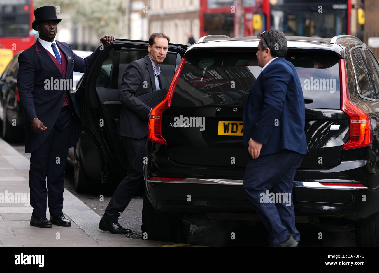 Chief Executive Officer of the FA, Mark Bullingham, arriving ahead of a ...