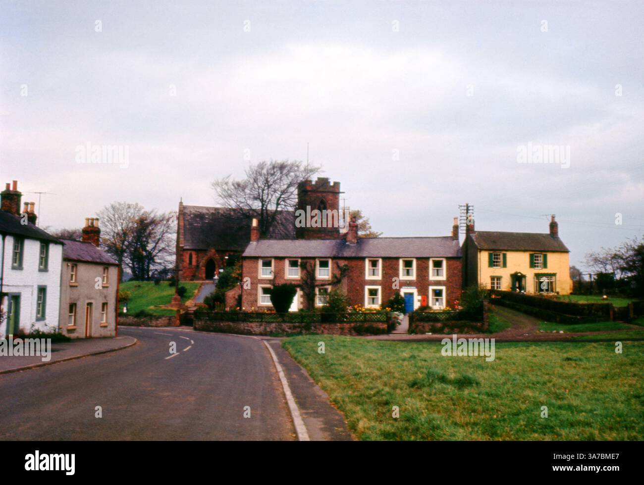 A charming 1960s photograph of Scotby Village, Cumbria, captured on ...