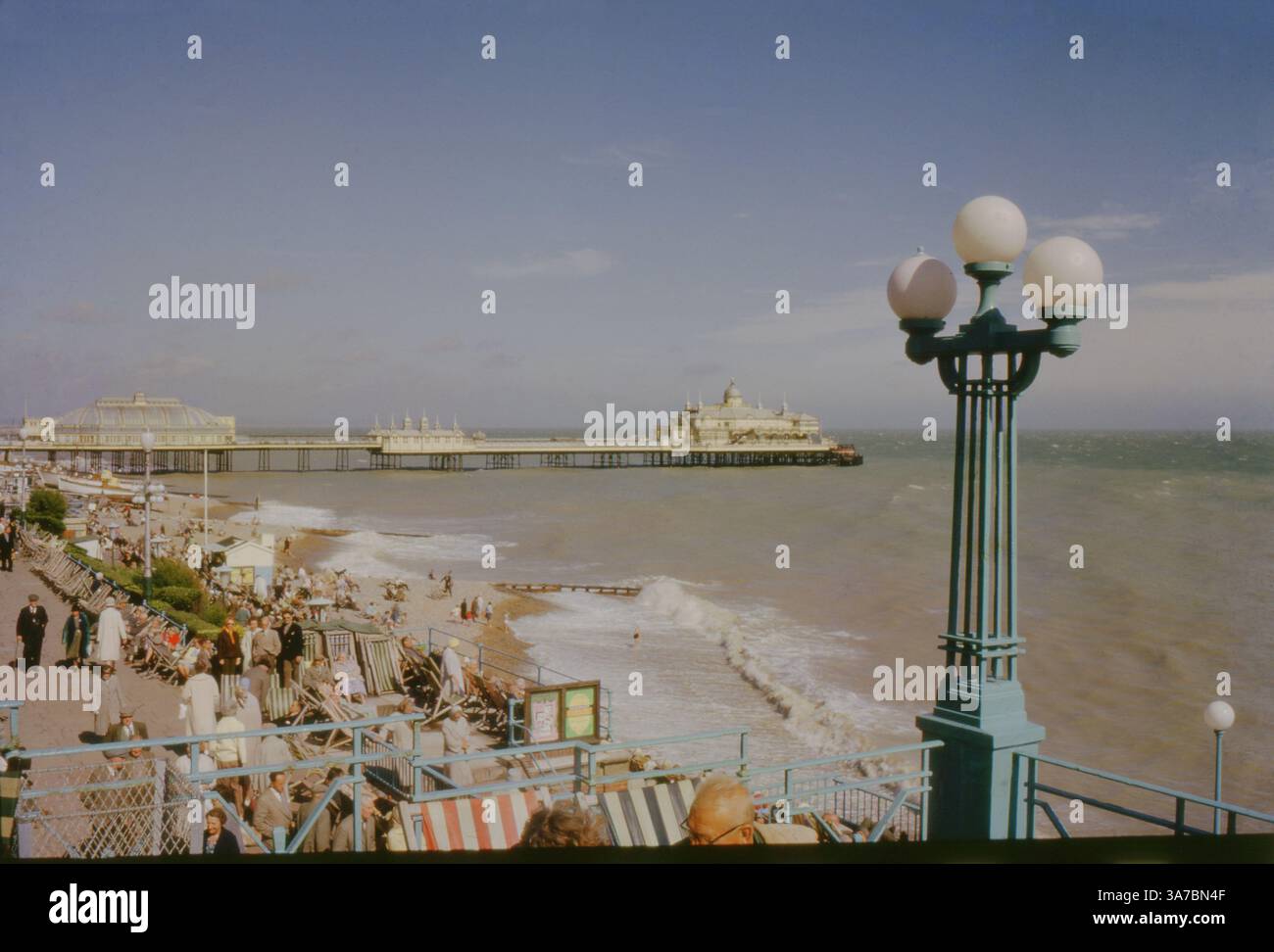 A vibrant 1960s photograph of Eastbourne Pier, captured on original ...