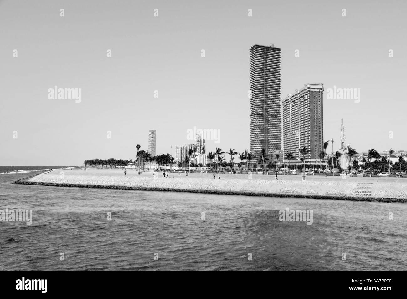 Jeddah, Saudi Arabia, February 22 2020: Skyline on the Corniche ...
