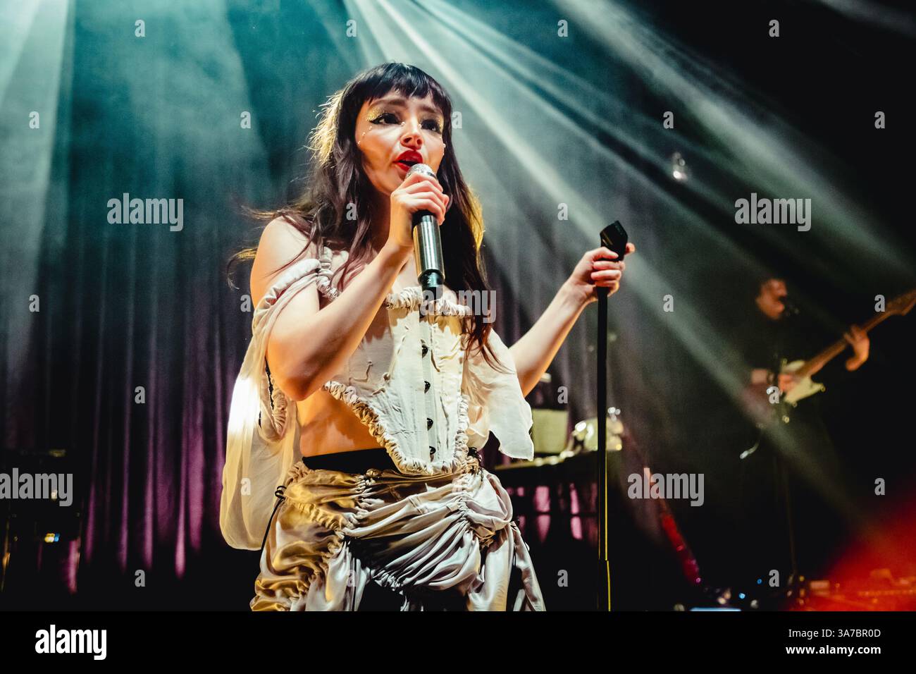 Lauren Mayberry performing live at the O2 Shepherds Bush Empire on the ...