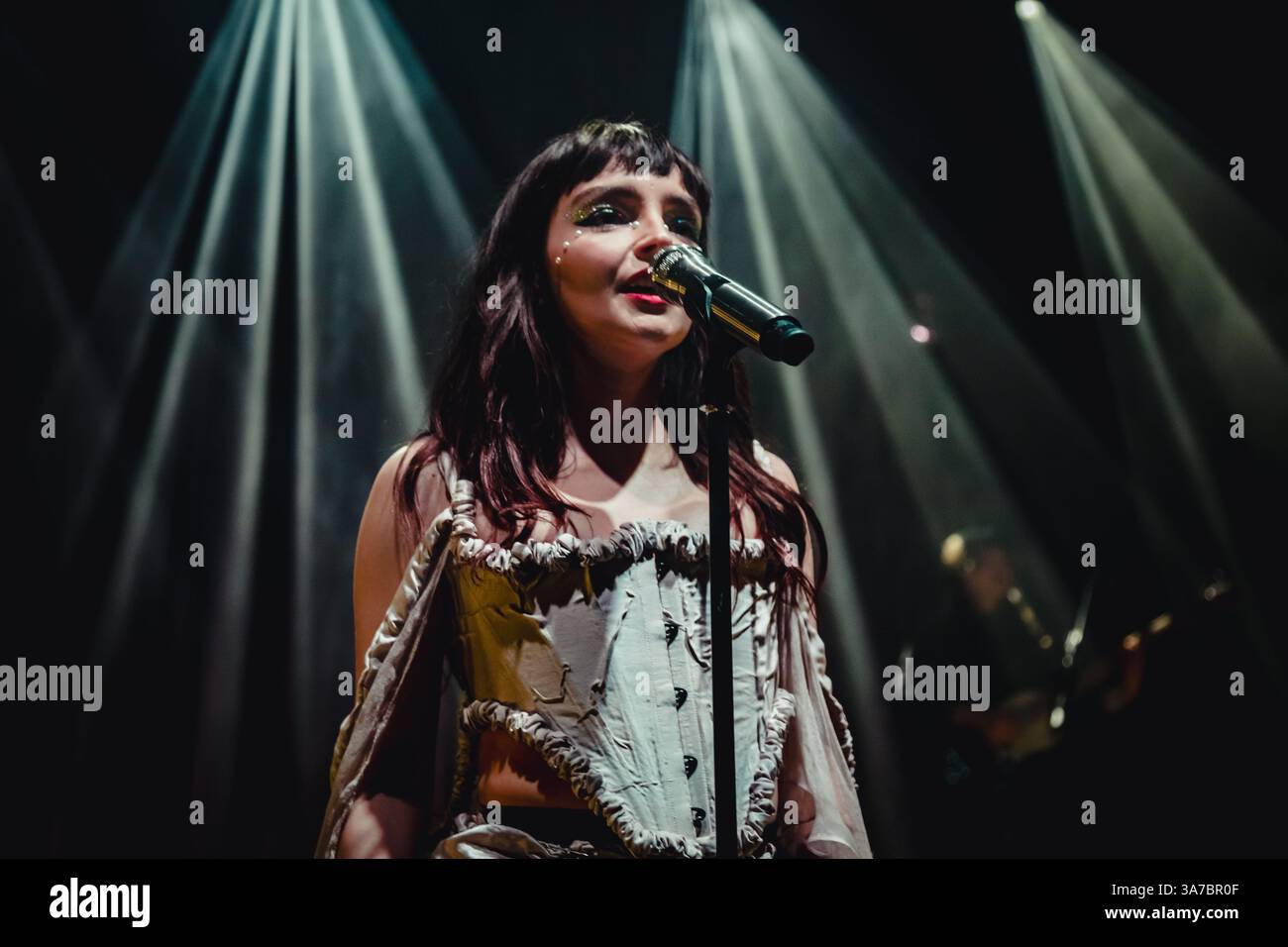 Lauren Mayberry performing live at the O2 Shepherds Bush Empire on the ...