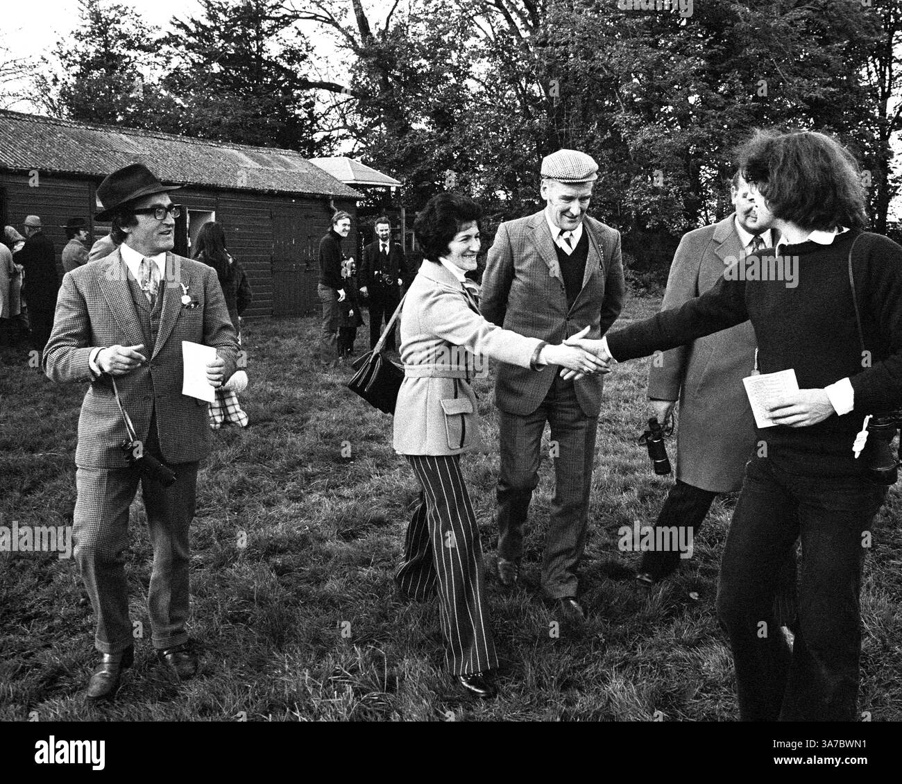 Red Rum connection s at Kempton Park in 1974 Stock Photo - Alamy