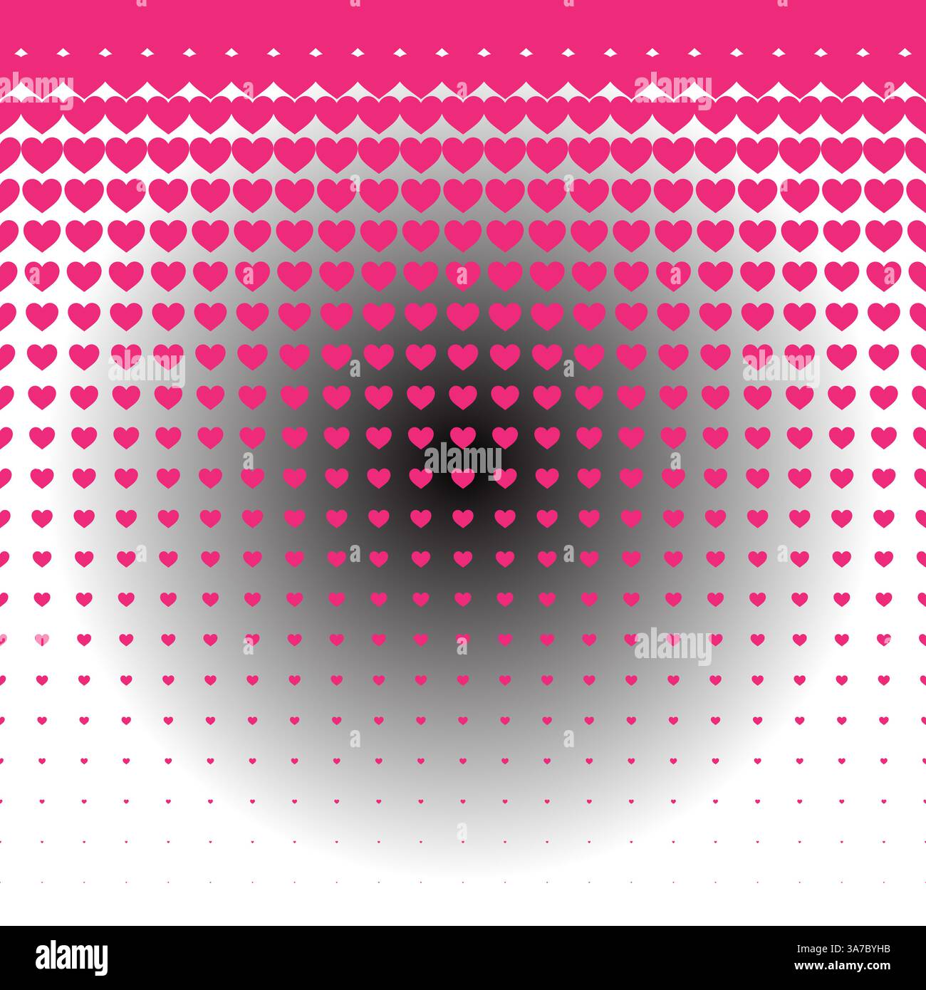 Heart shapes pattern Stock Vector Images - Alamy