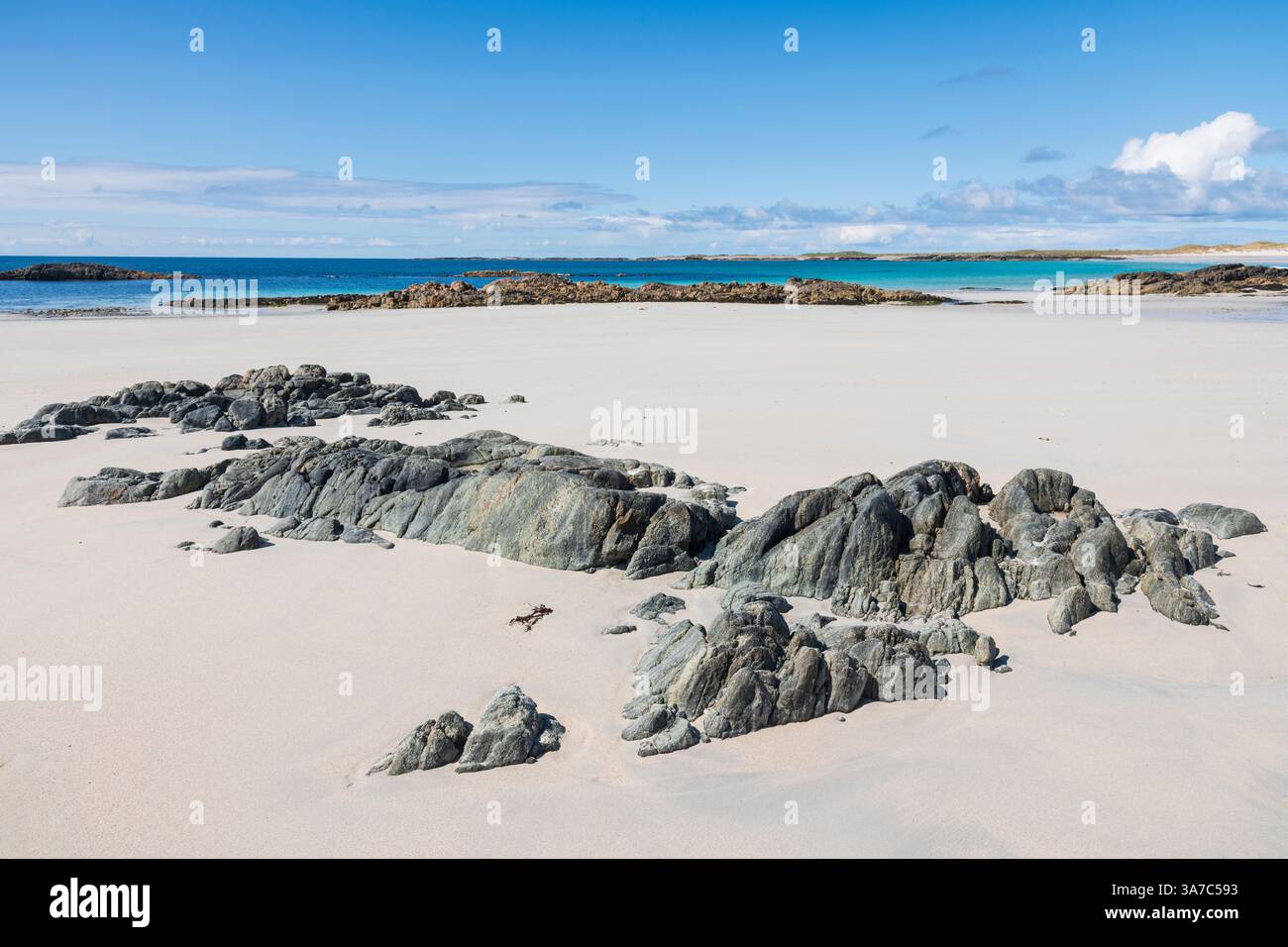 Triagh Thodrasdail beach, known as The Maze, Isle of Tiree, Inner ...