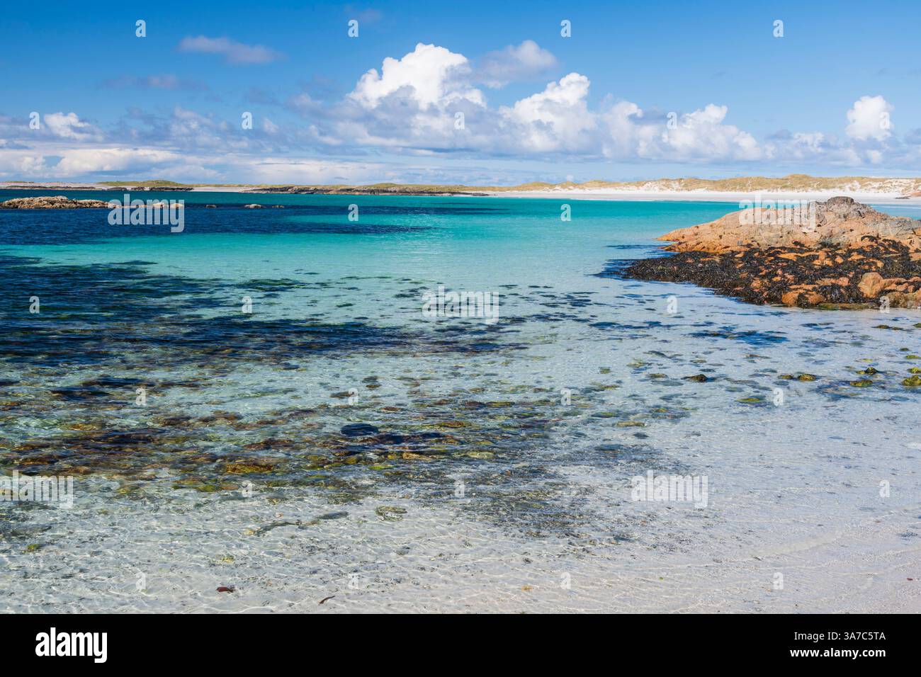 Triagh Thodrasdail beach, known as The Maze, Isle of Tiree, Inner ...