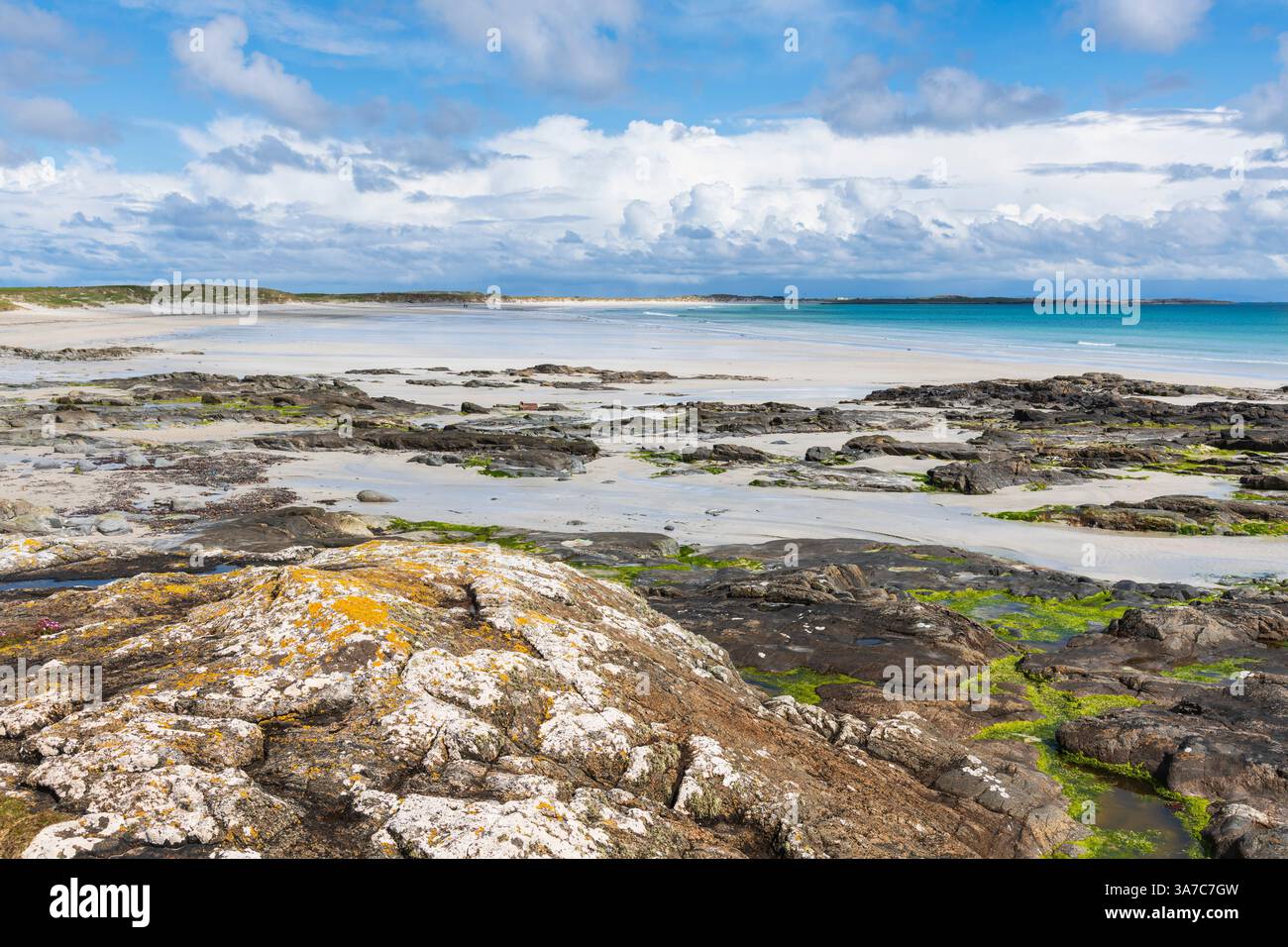Traigh Bhagh, Crossalpol beach, Isle of Tiree, Inner Hebrides, Scotland ...