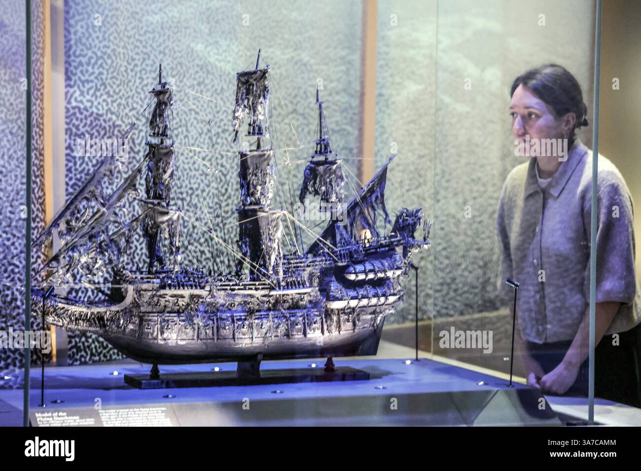 national Maritime Museum, Greenwich, 27 March 2025 Model of the Flying ...