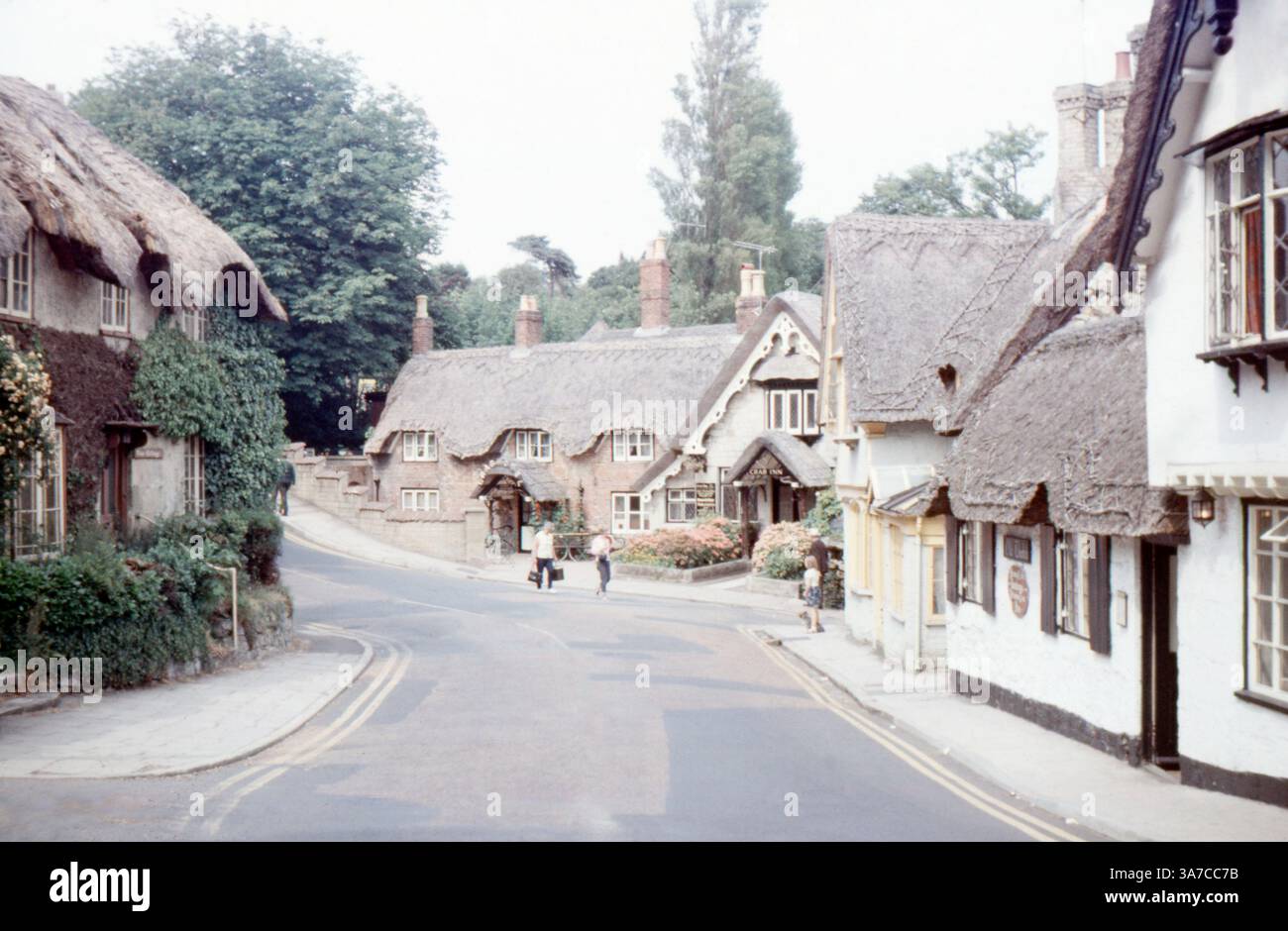 A delightful 1960s view of the Crab Inn and surrounding thatched ...