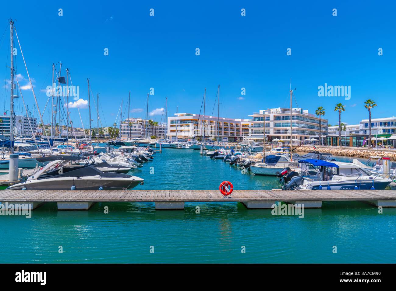 Lagos Marina The Algarve, Portugal boats and yachts and blue sea and ...