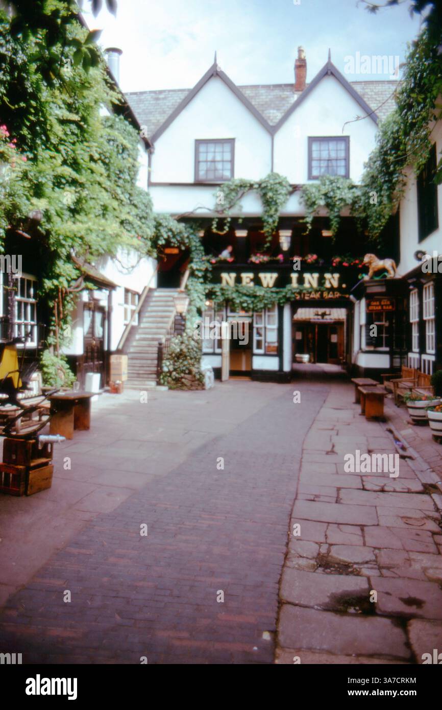 The historic New Inn in Gloucester, England, seen here in 1974, is a ...