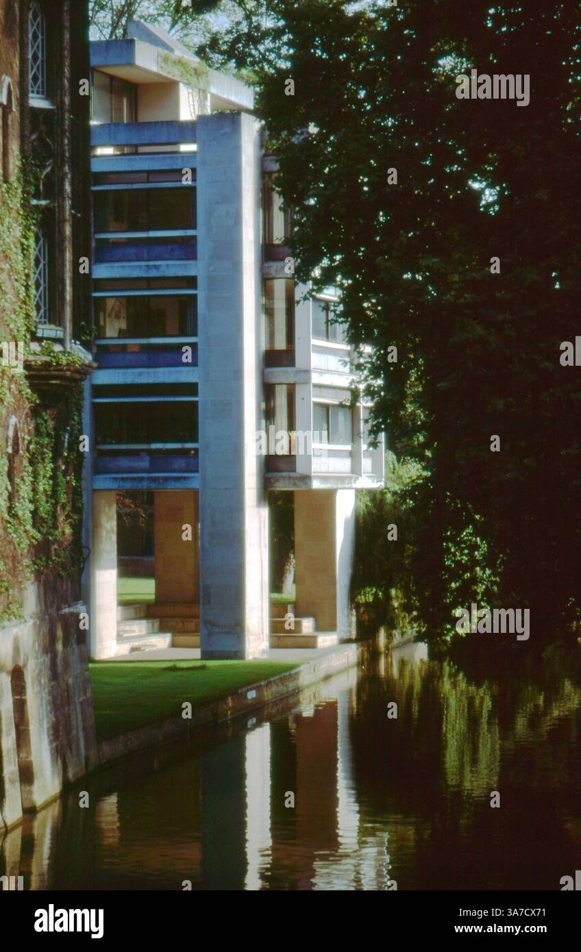 A striking view of the modernist residential building known as Cripps ...