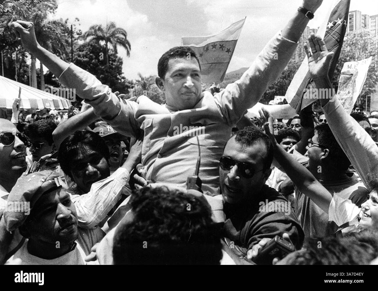 Hugo chavez Black and White Stock Photos & Images - Alamy