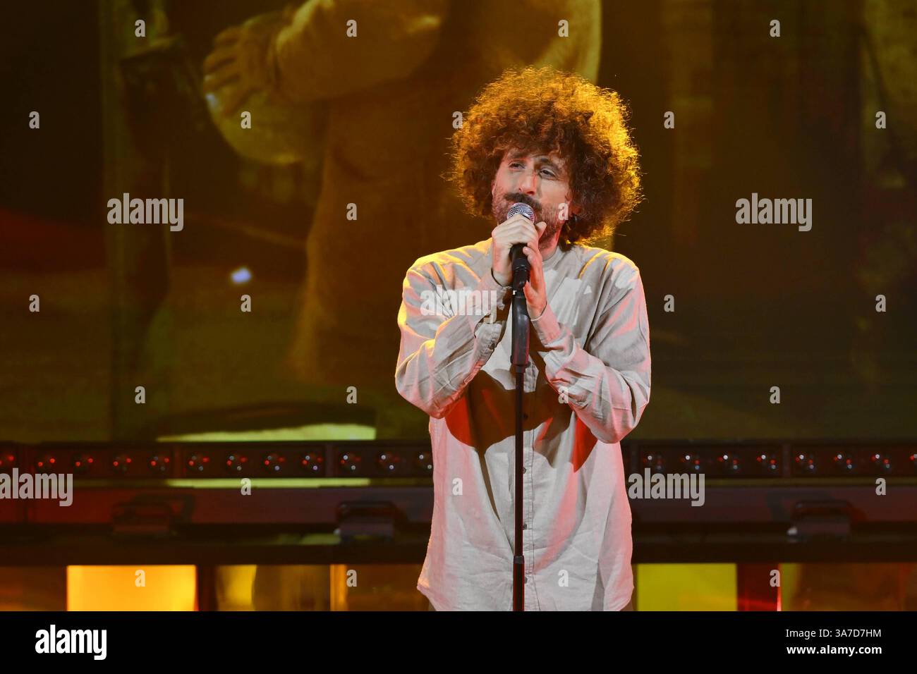 Rome: Rai Studios ex Dear. Play List broadcast. In the photo: Gio Evan ...