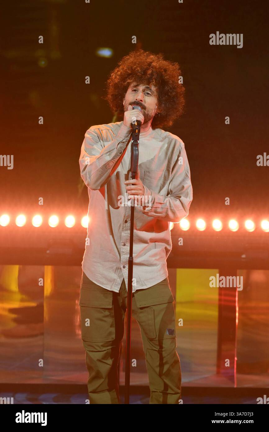 Rome: Rai Studios ex Dear. Play List broadcast. In the photo: Gio Evan ...