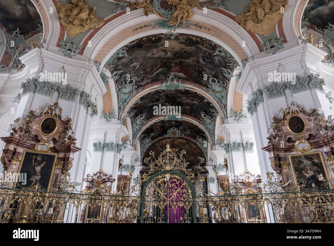 Abbey St Gall, library, St Gallen, Switzerland, Europe Stock Photo - Alamy