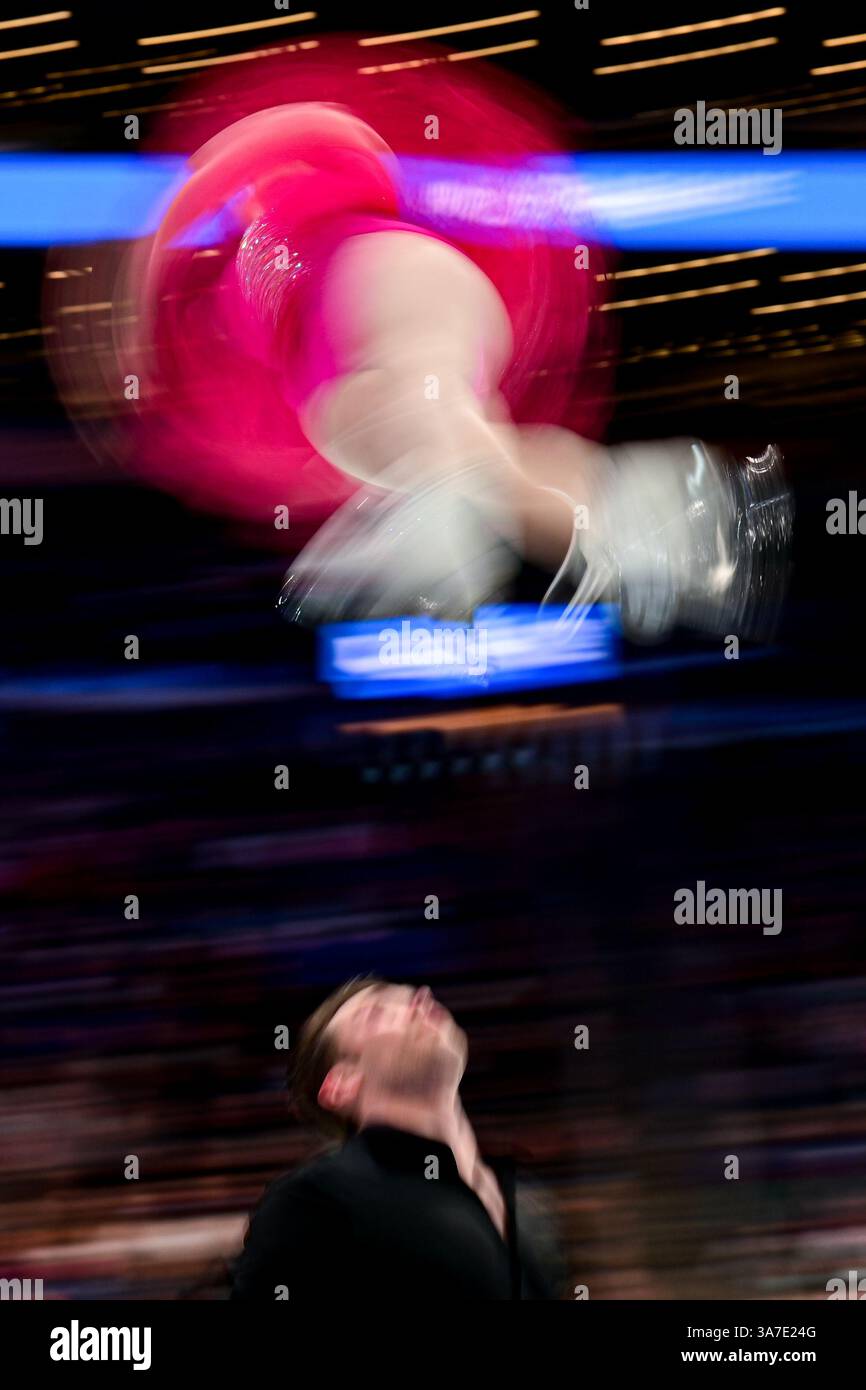 Lia PEREIRA & Trennt MICHAUD (CAN), during Pairs Short Program, at the ...