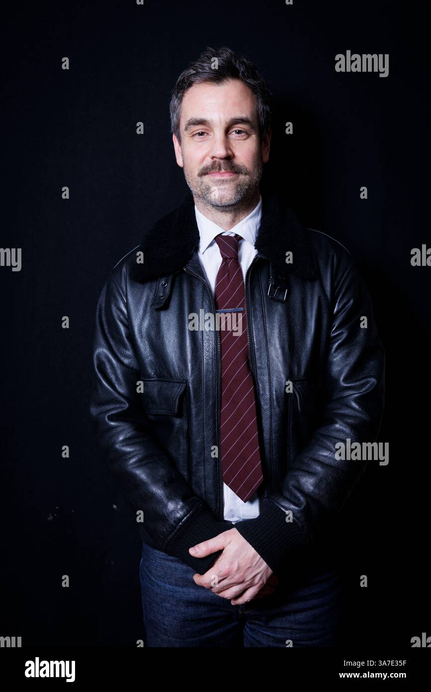 Paris, France. 09th Mar, 2025. Xavier Robic poses for a portrait ...
