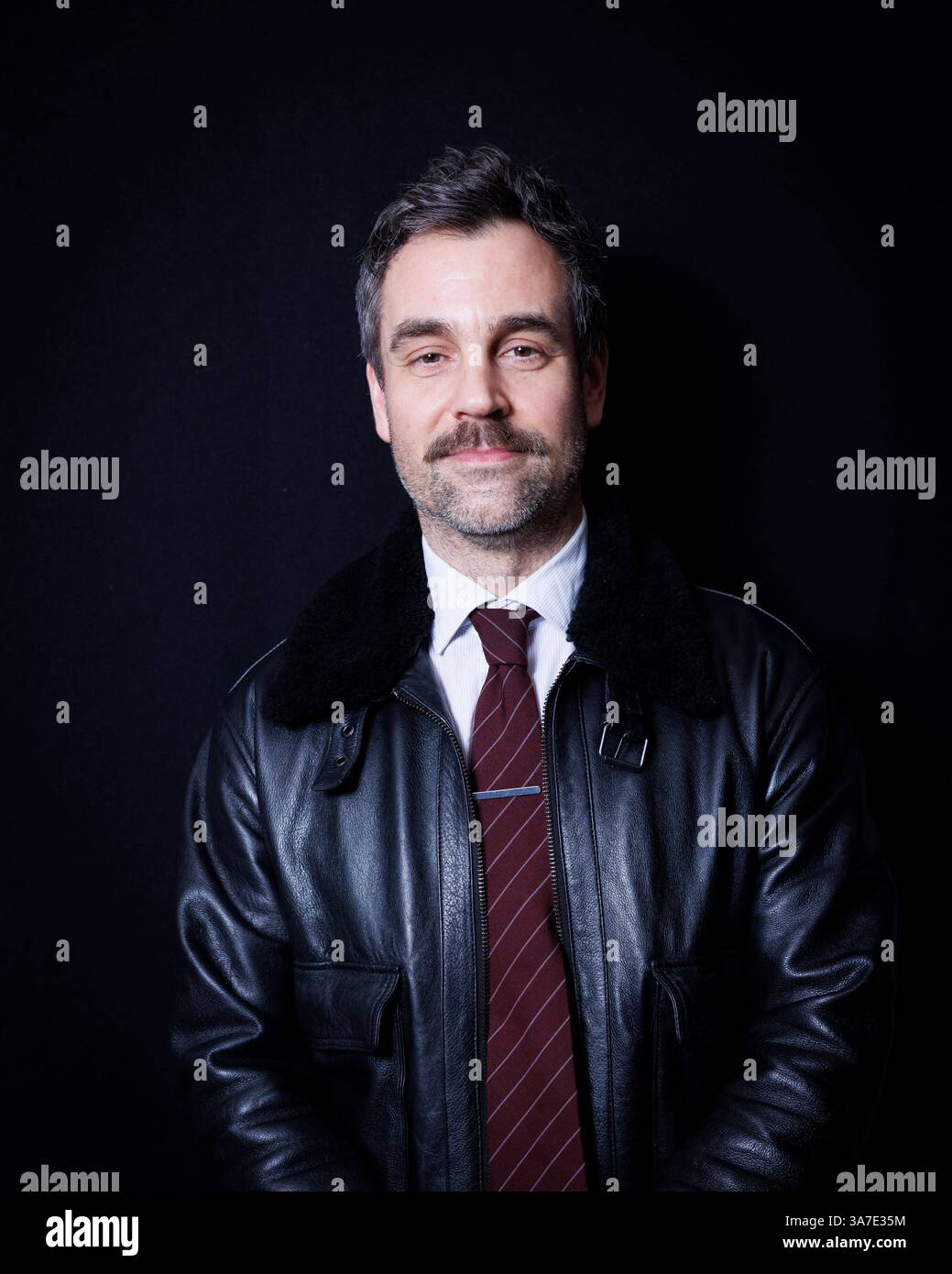 Paris, France. 09th Mar, 2025. Xavier Robic poses for a portrait ...