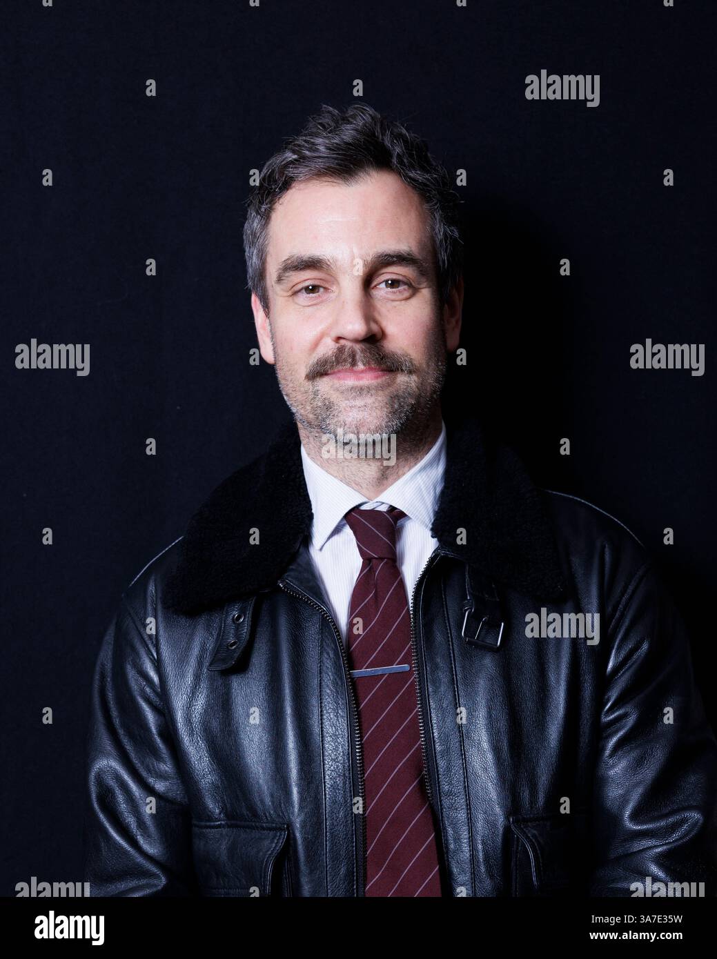 Paris, France. 09th Mar, 2025. Xavier Robic poses for a portrait ...