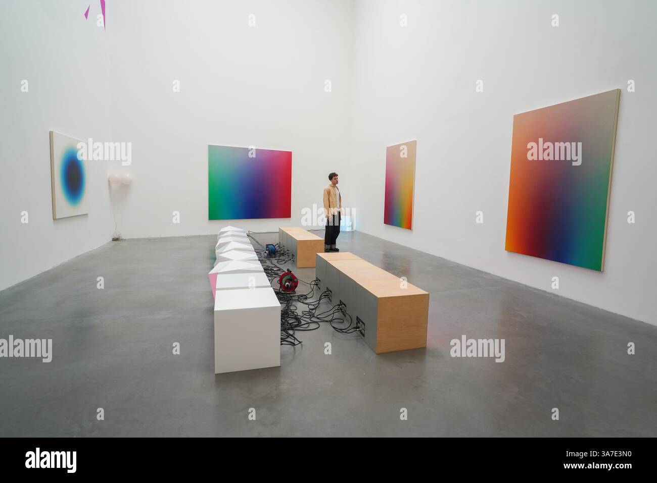 London, UK 27 March 2025. Images: Works by Angela Bulloch including ...
