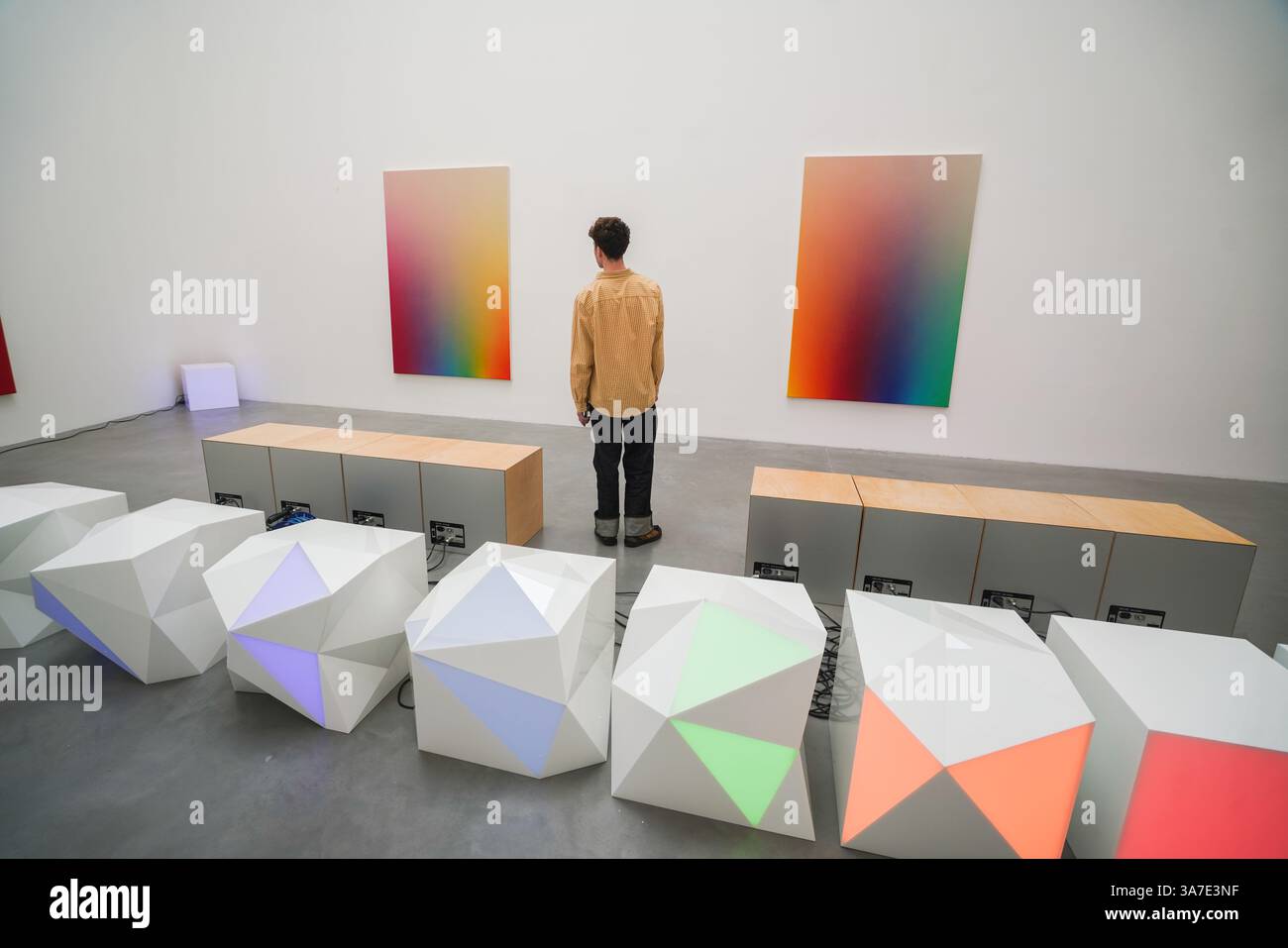 London, UK 27 March 2025. Images: Works by Angela Bulloch including ...