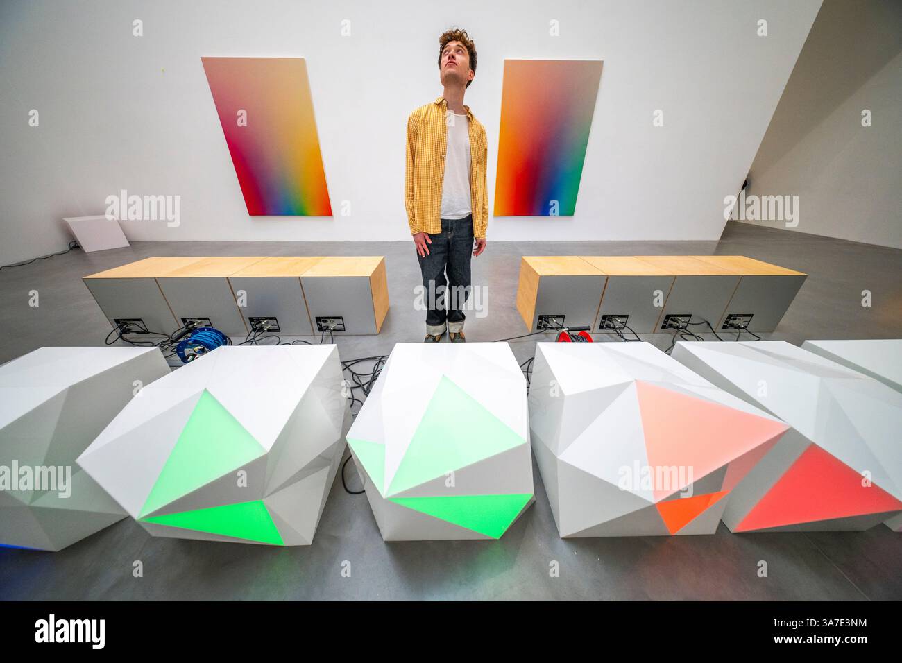 Newport Street Gallery, London, UK. 27th Mar, 2025. Raging Planet, an ...