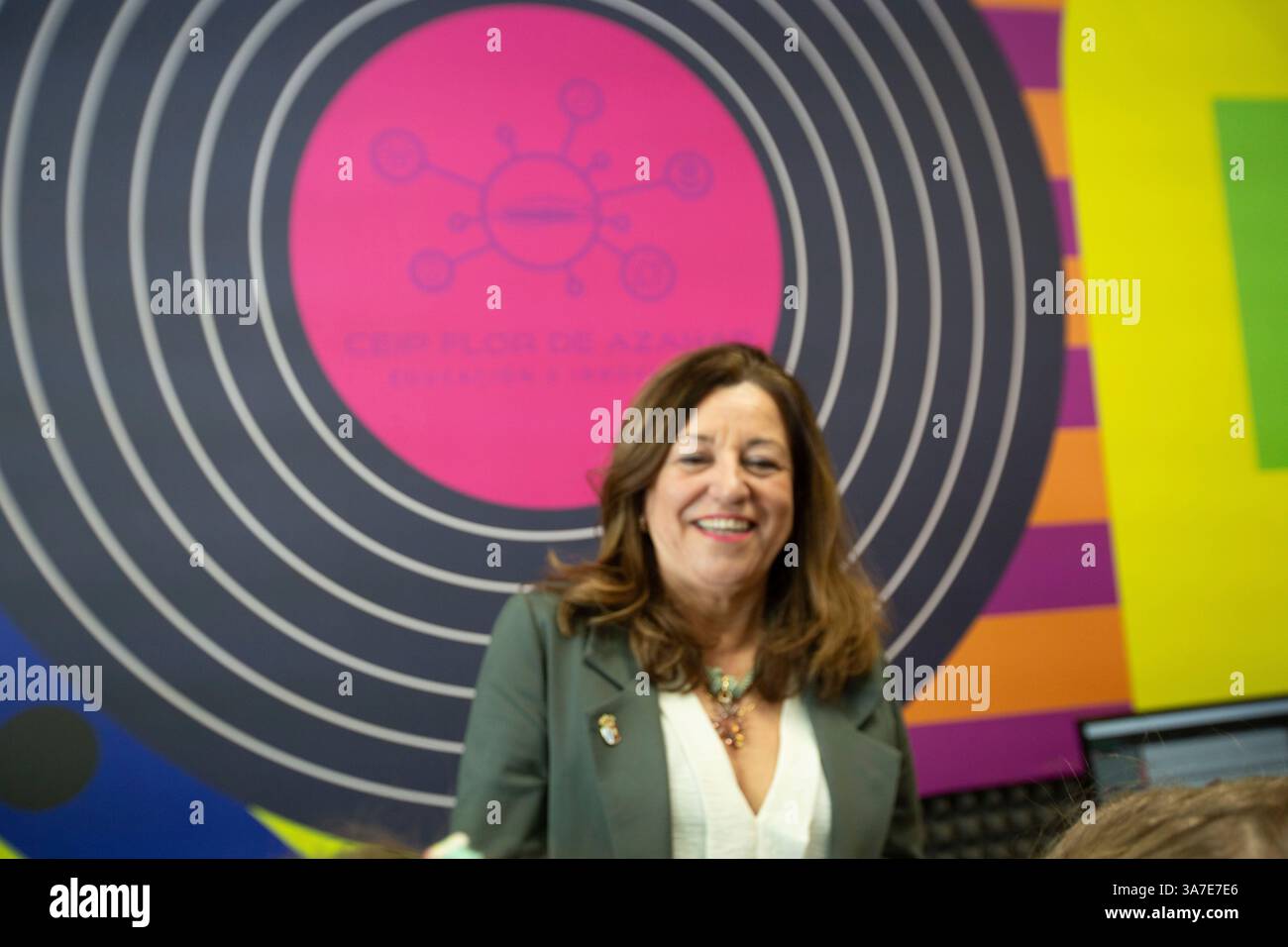 The Regional Minister for Educational Development and Vocational Training, María del Carmen ...