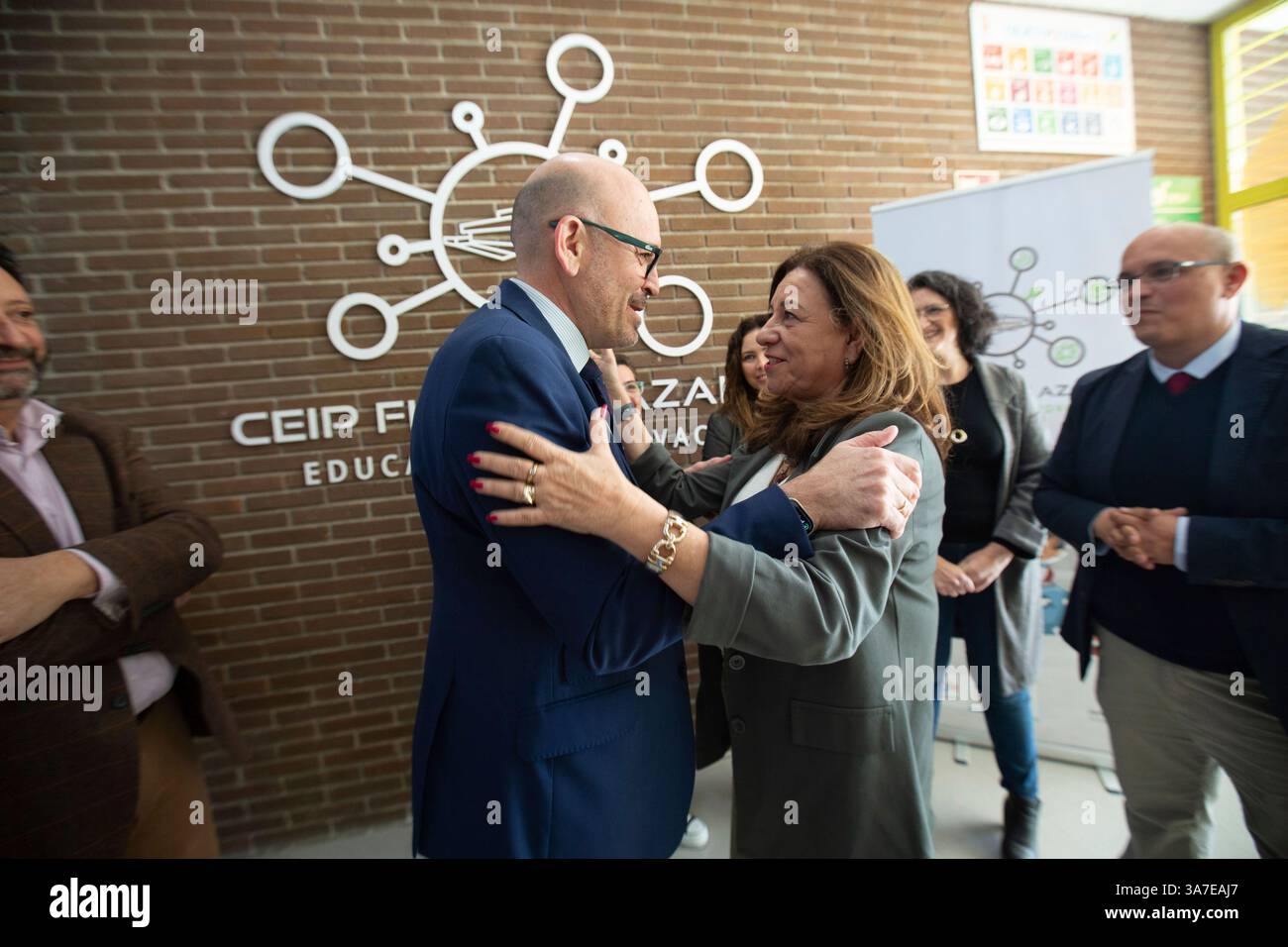 The Regional Minister for Educational Development and Vocational Training, María del Carmen ...