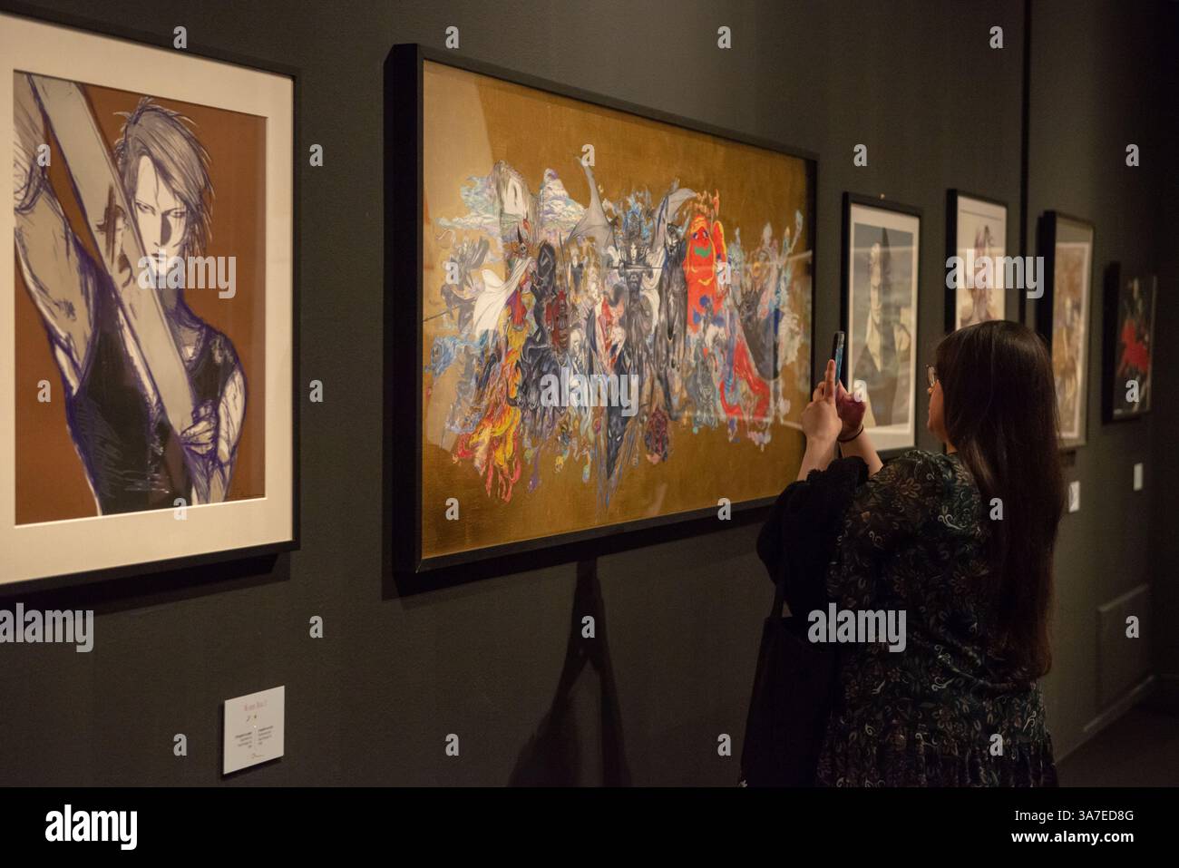 Rome, Italy March 15, 2025: Amano Corpus Animae. The largest exhibition ...