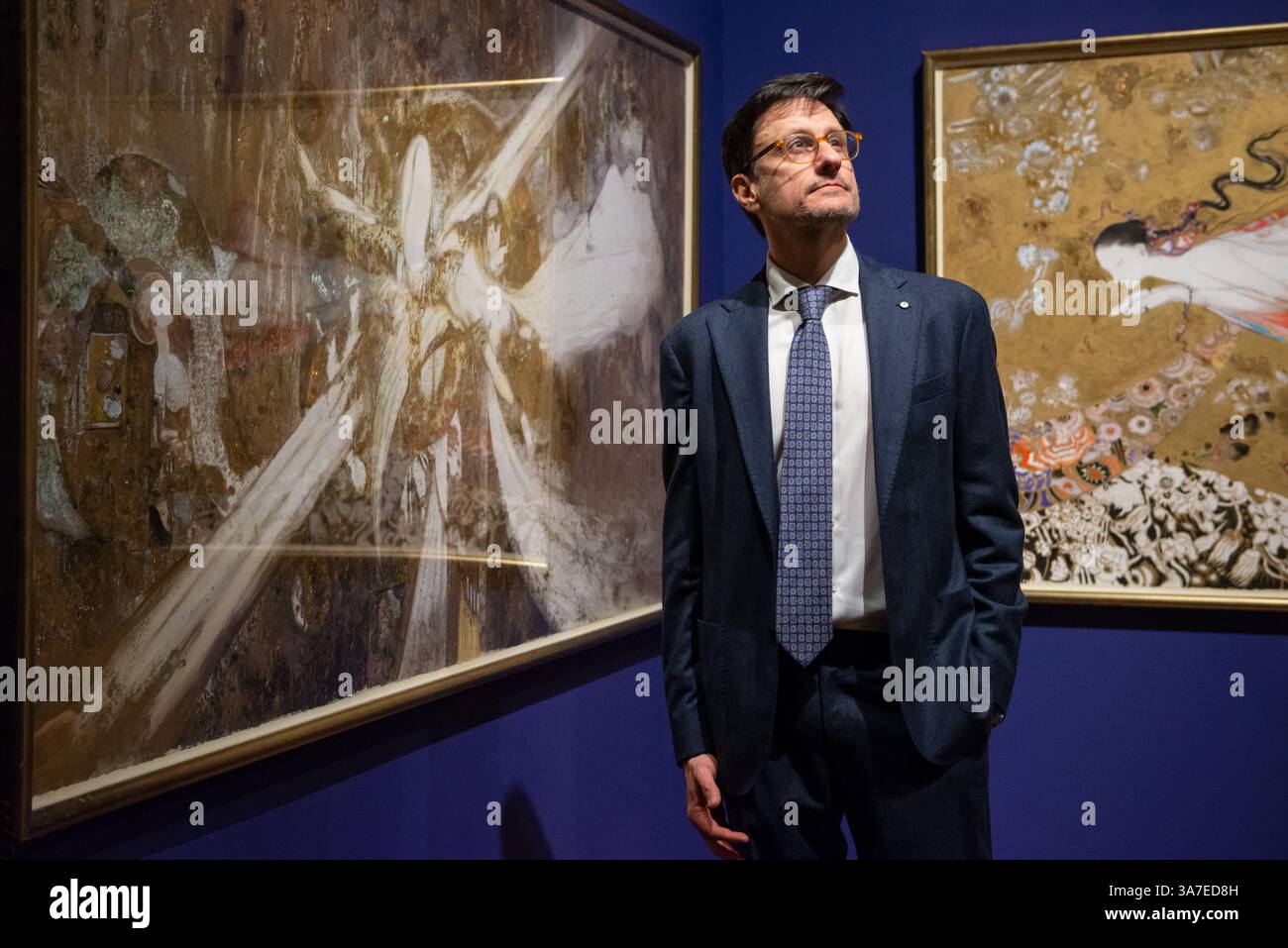 Rome, Italy March 15, 2025: Amano Corpus Animae. The largest exhibition ...