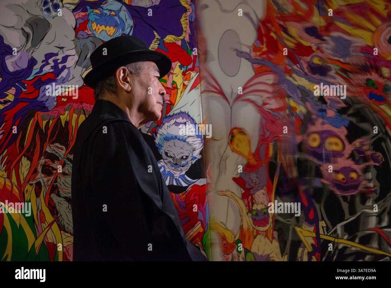 Rome, Italy March 15, 2025: Amano Corpus Animae. The largest exhibition ...