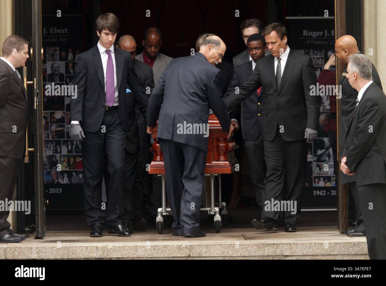 April 8, 2013 - Chicago, IL, USA - United States - Pallbearers ...