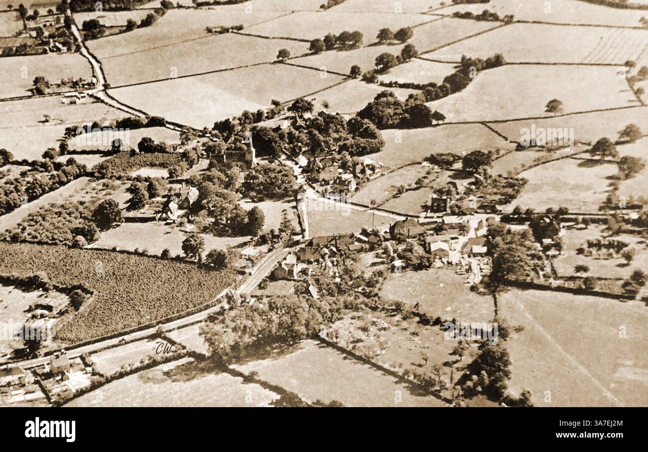 Images of Britain in the 1940's -- 1940 An overhead view of High Halden ...