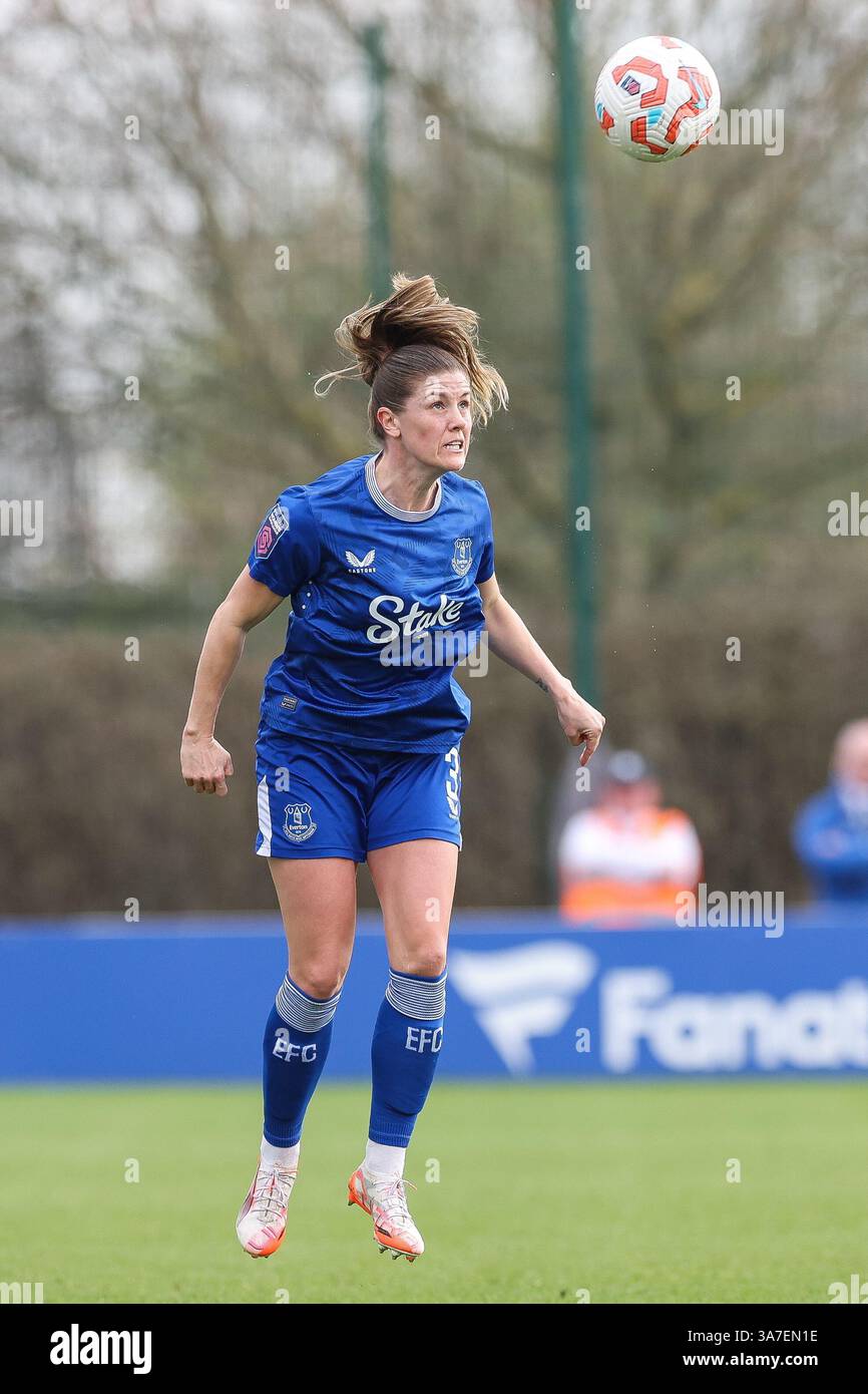 Everton’s Maren Mjelde during the Barclays Women's Super League match ...