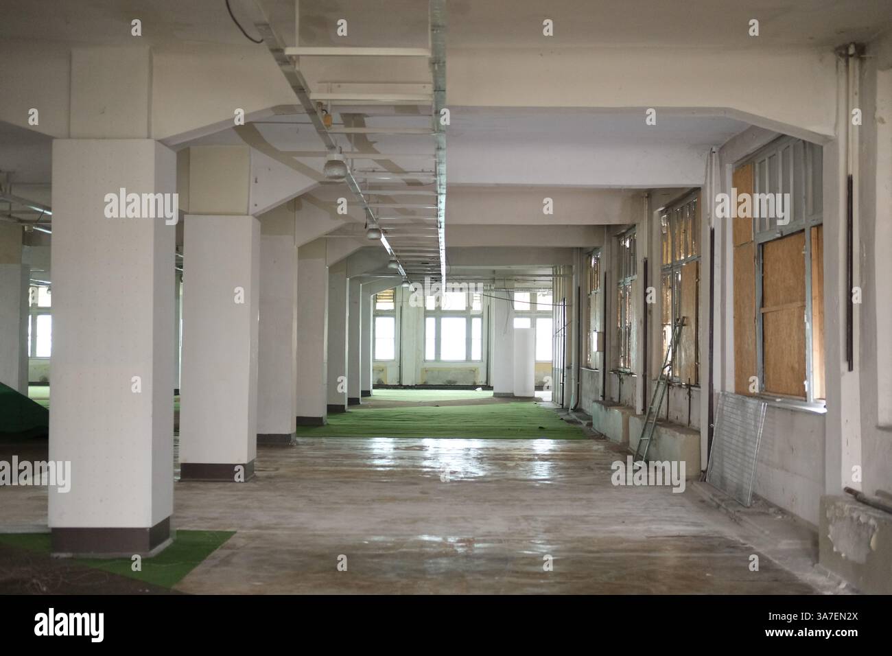 27 March 2025, Saxony-Anhalt, Dessau-Roßlau: View of the interior of ...